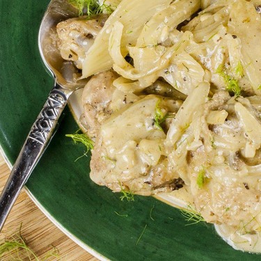 Braised Fennel Chicken Recipe | SideChef