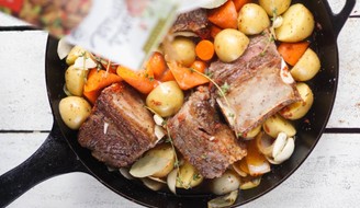 Skillet Beef Short Rib Pot Roast Recipe | SideChef