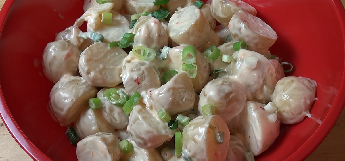 Royal Sweet Chilli Potato Salad Recipe | SideChef