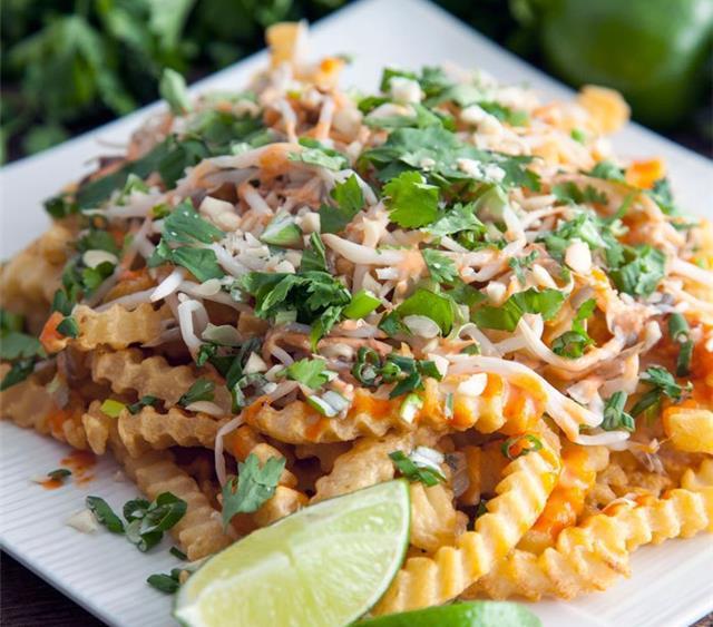 Vegan Pad Thai Fries Recipe | SideChef